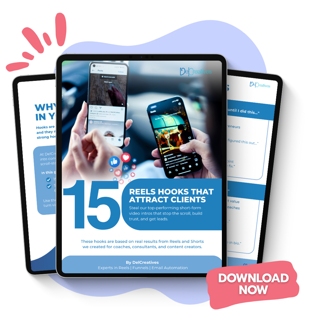 15 Reels Hooks That Attract Clients - DelCreatives